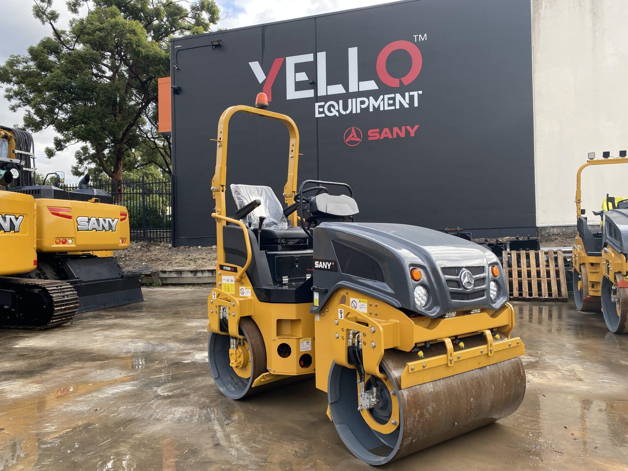 SANY STR30C-8 Tandem Roller - YELLO Equipment Australia